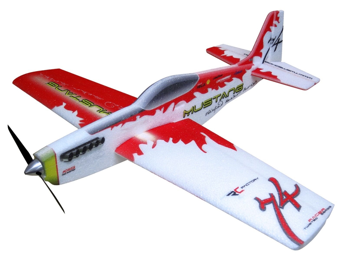 Mustang red 10mm EPP - 780mm - RC-Modellbau Shop