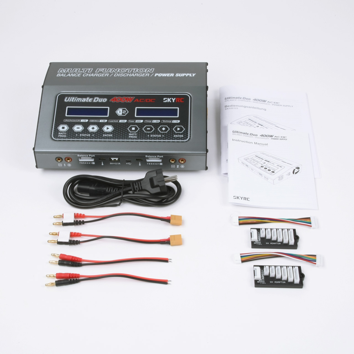 D400 AC/DC Ladegerät 20A - 2x200W - RC-Modellbau Shop
