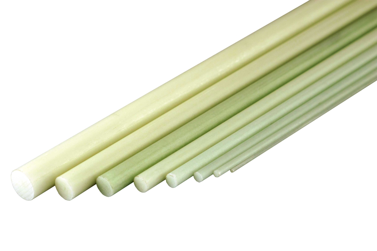 Voltmaster - GFK Glasfaser Rundstab white - 5,0 x 1000mm