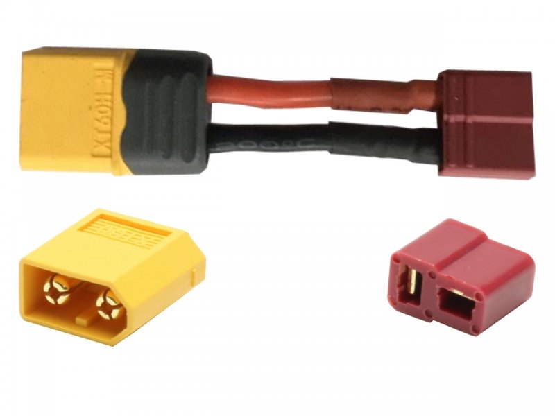 Adapter XT60 Stecker auf Deans T Buchse - RC-Modellbau Shop
