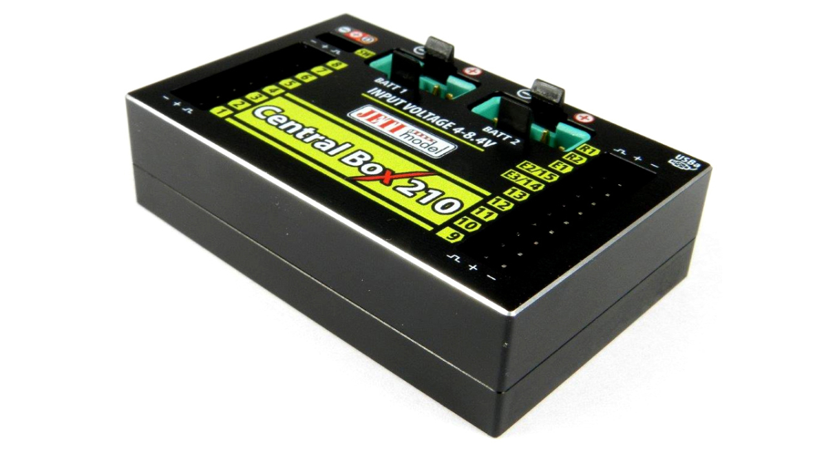 Jeti - Central Box 210 (mit 2x Rsat 2) - RC-Modellbau Shop