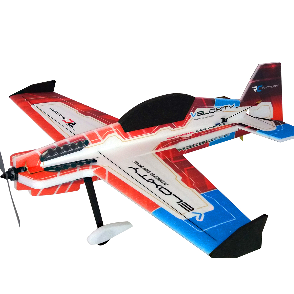 RC factory - Veloxity rot 14mm EPP - 1070mm - RC-Modellbau Shop