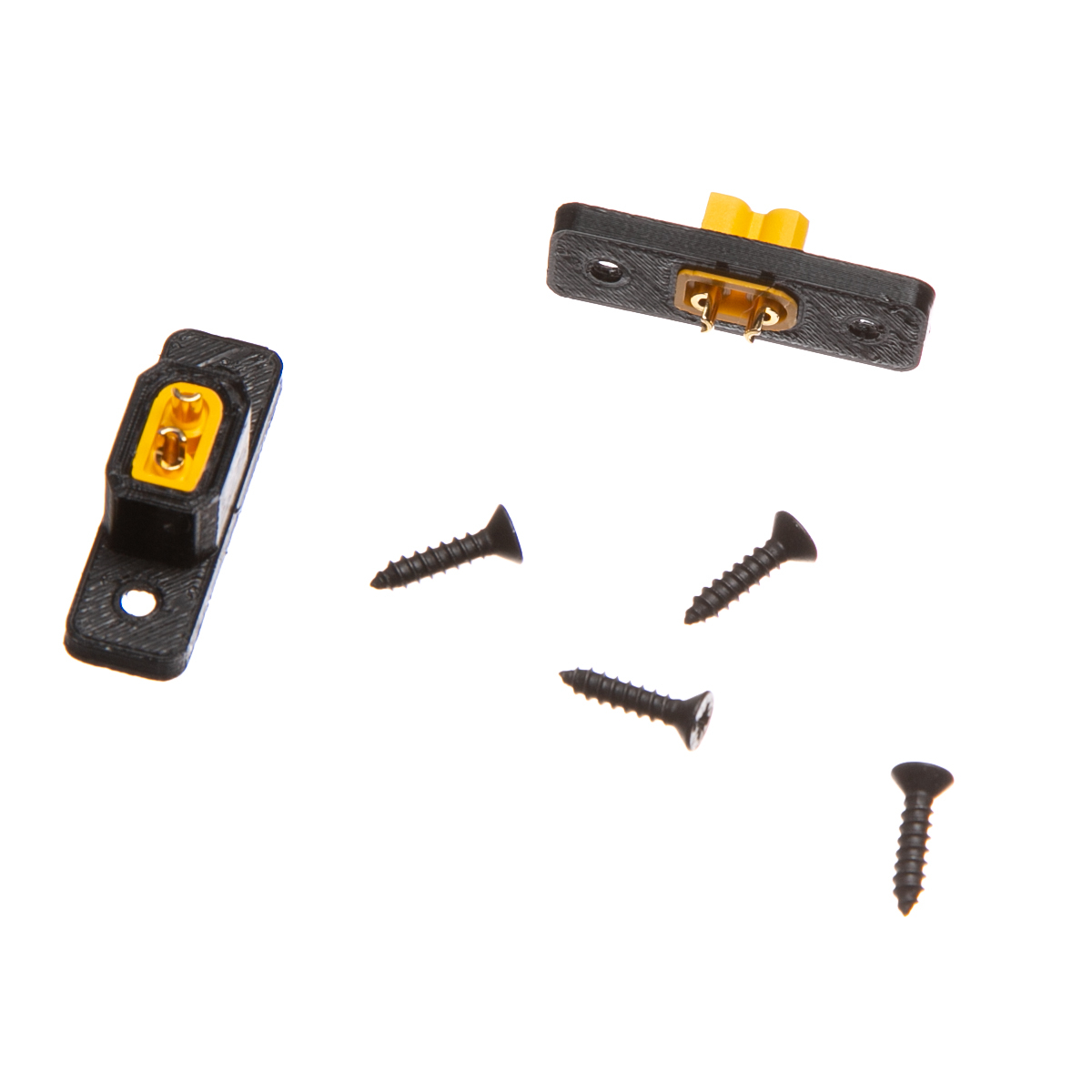 3D Print Lab - mounting frame for XT30 plug and socket