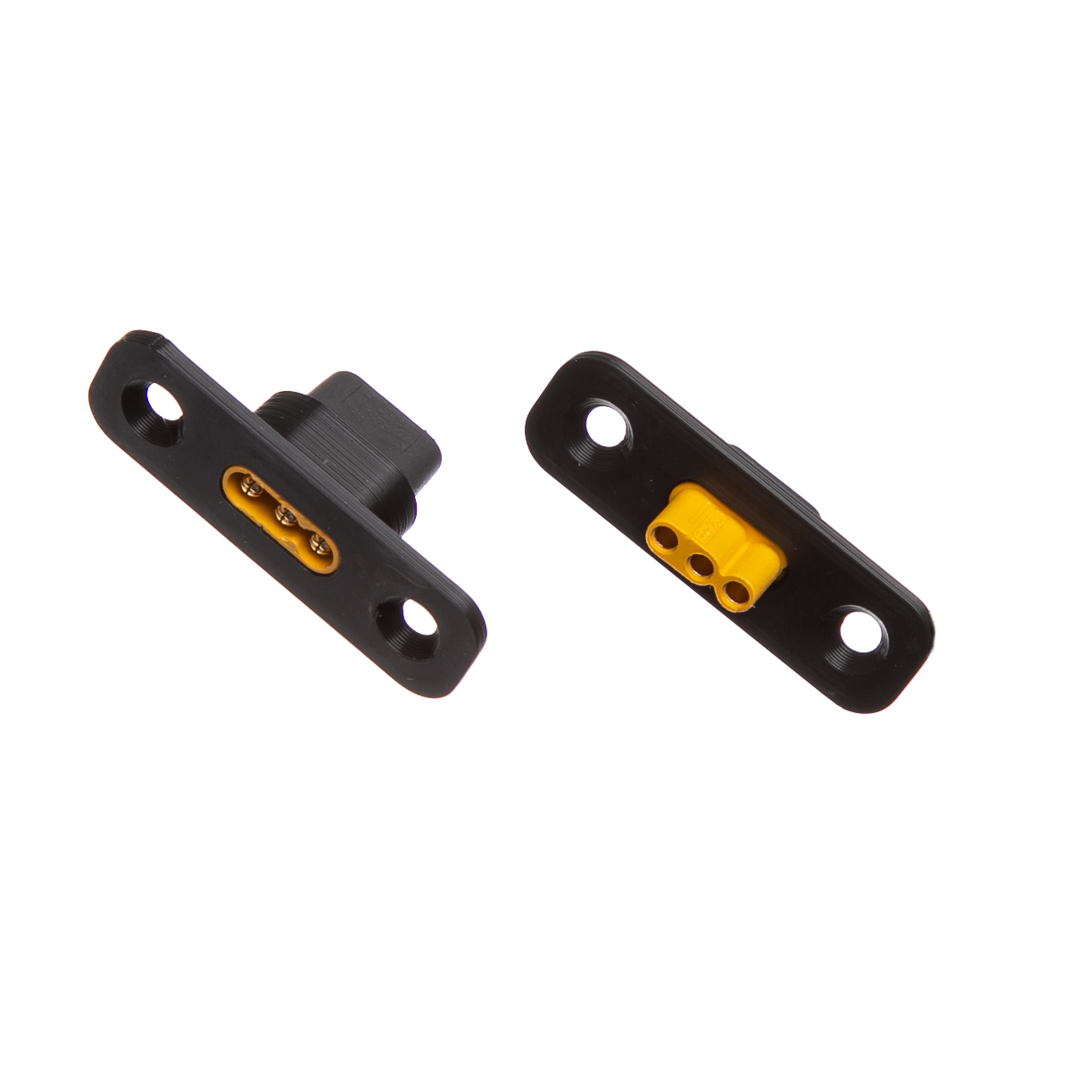 3D Print Lab - mounting frame for MR30 plug and socket (4 pairs)