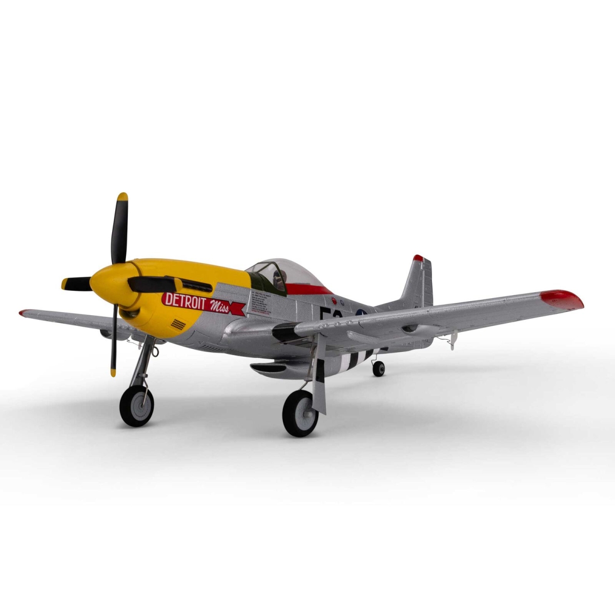 E-flite - UMX P-51D Mustang Detroit Miss BNF Basic - 493mm - RC ...
