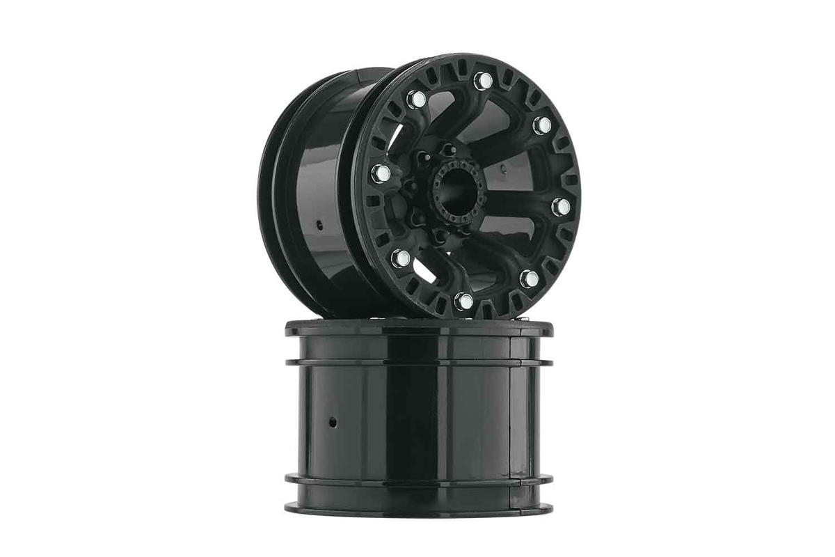 Duratrax - 2.2" 8-Spoke Wheel Black Chr (DTXC3858) - RC-Modellbau Shop