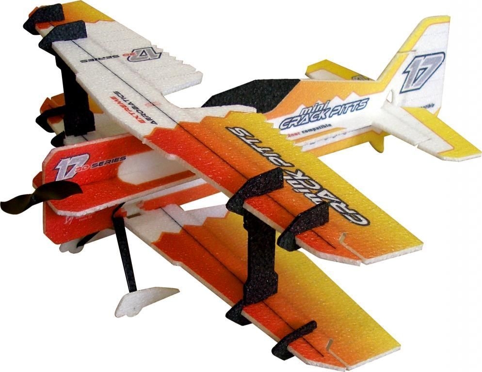 RC factory - Mini Crack Pitts orange 6mm EPP - 600mm - RC-Modellbau Shop
